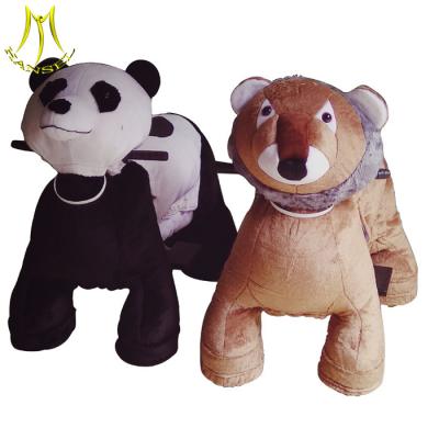 China Hansel  cheap price amusement park ride on furry animals for kids for sale