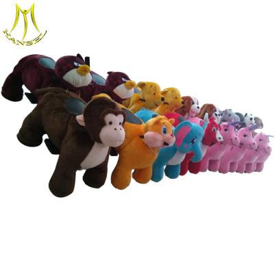 China Hansel commercial shopping mall  kids animal mountable riding monkey toys for sale