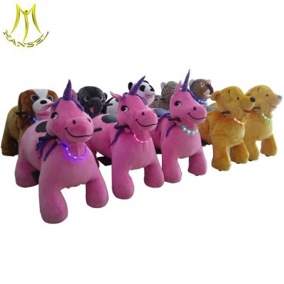 China Hansel low price amusement ride on animal toy indoor playground equipment for sale