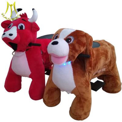 China Hansel children games used amusement rides four wheel animal bike for sale