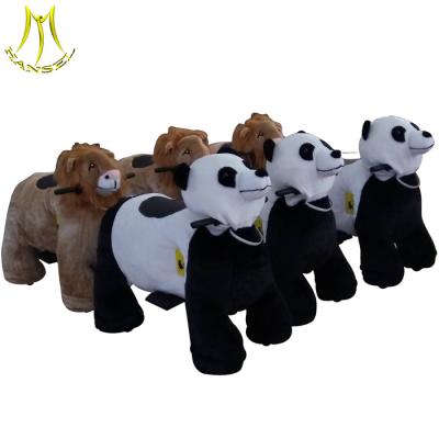 China Hansel amusement equipment kids toys stuffed ride on plush animal for sale for sale