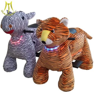 China Hansel indoor playground Coin operated electric 4 wheels animal toy rides for kids for sale
