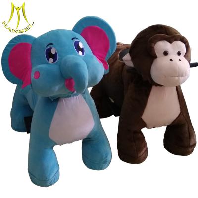 China Hansel outdoor children's toy car electric walking horse toy motorized animals for sale