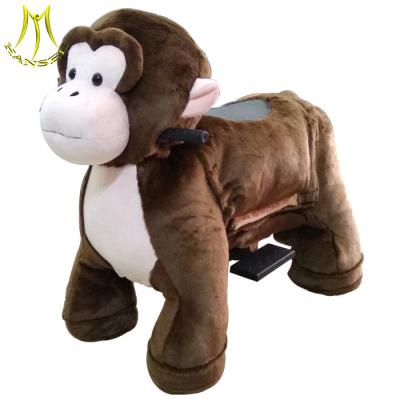 China Hansel amusement park battery operated mall plush animal ride on toys for sale