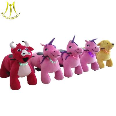 China Hansel baby battery car and children electric cars with ride on horse toy pony for sale for sale