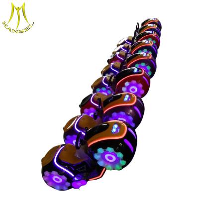 China Hansel fiberglass Electric bike for kids riddie drive in the amusement  motor ride for sale