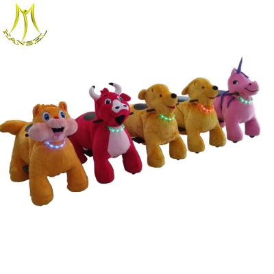 China Hansel guangzhou china coin operated walking animal elephant rides for sale