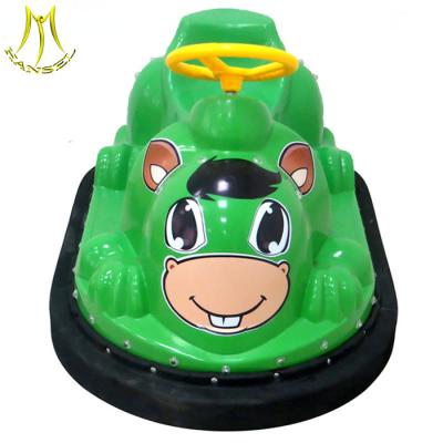 China Hansel  indoor remote control electric steering wheel plastic bumper cars for sale