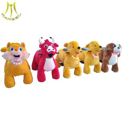 China Hansel  indoor amusement rides sale coin operated electric animal bike for sale for sale