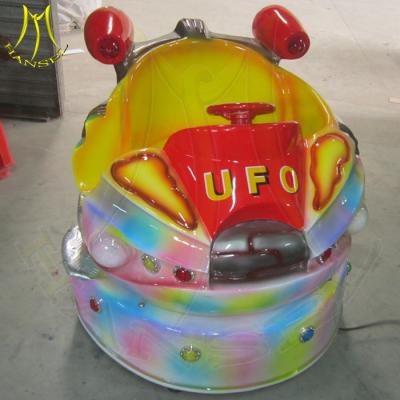 China Hansel funny coin operated game machine used kiddie ride on UFO ride for sale