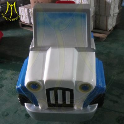 China Hansel  amusement attraction coin operated fiberglass go kart electric rides for sale