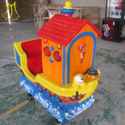 China Hansel funny amusement rides fiberglass children kiddie rides on ship for sale