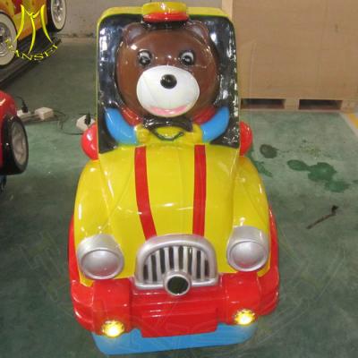 China Hansel amusement fiber glass kids park games coin operated kiddie ride for sale