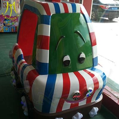 China Hansel amusement token operated machines fiberglass body kiddie rides for sale