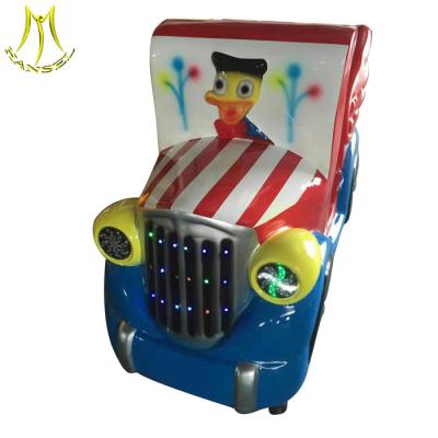 China Hansel  kiddie rides amusement park toy for sale fiberglass body mini car for sale