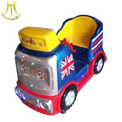 China Hansel  fiber glass coin operated kids ride game machines kiddie ride for sale for sale