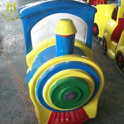 China Hansel coin operated children indoor games machine kiddie train rides for sale