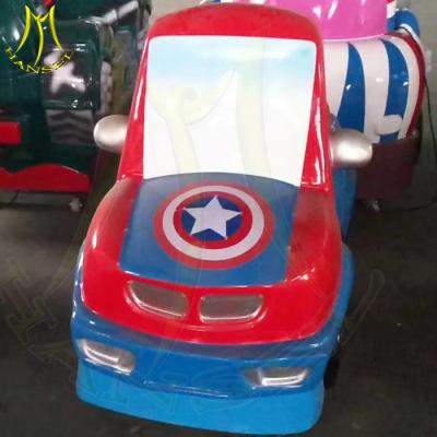 China Hansel fiber glass coin operated kids ride machine ride on toy car for sale