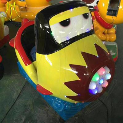 China Hansel coin operated indoor kids amusement rides on fiberglass car for sale