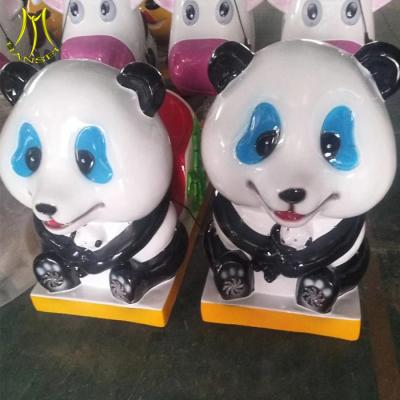 China Hansel  fair attractions coin operated amusement rides for kids swing car for sale