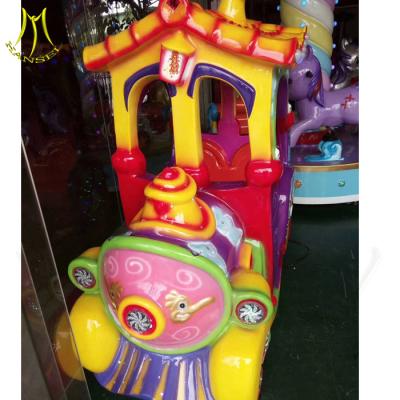 China Hansel  outdoor  game ride children indoor kiddie rides coin operated train toy ride for sale