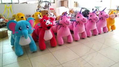 China Hansel amusement machine battery cars kiddy ride electric stuffed animals for sale
