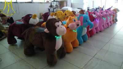 China Hansel amusement park battery operated kids ride on animal scooters for sale