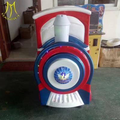 China Hansel fast profits coin operated game machine children electric car for rent for sale