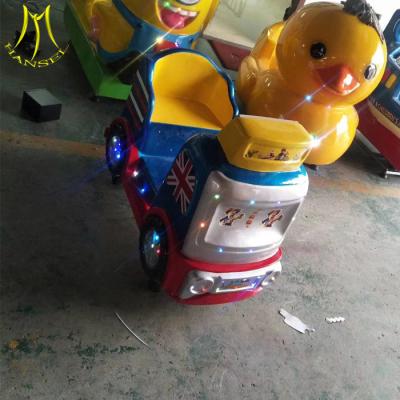China Hansel theme park game machine coin operated amusement rides electric kids car for sale