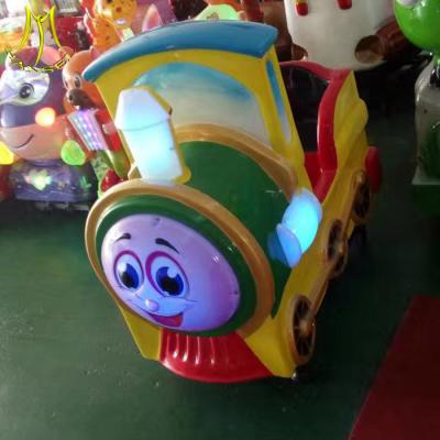 China Hansel luna park mini train fiberglass body amusement park games for sale for sale