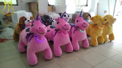 China Hansel outdoor stuffed animal walking electric amusement park rides for sale