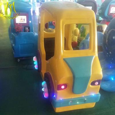 China Hansel coins operated kids machine game room equipment kiddie ride on car for sale