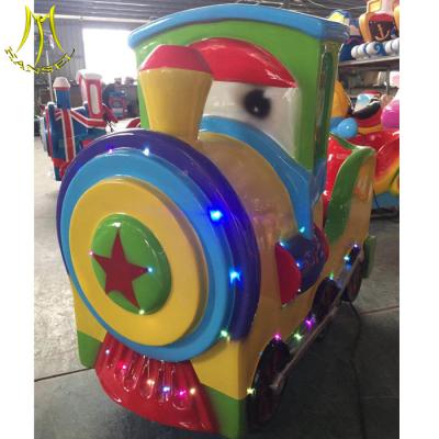 China Hansel amusement park indoor fiberglass train body coin game machine for sale