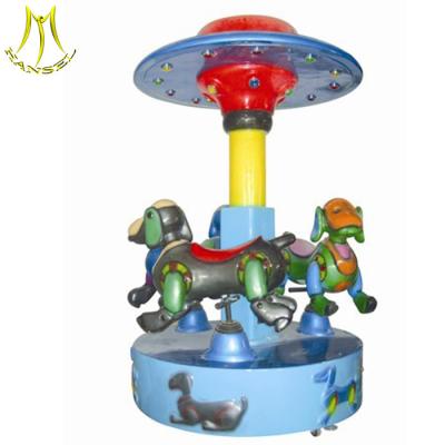 China Hansel  Guangzhou 3 seats portable small merry go round carousel for sale for sale