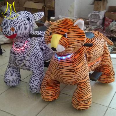 China Hansel hot selling battery powered indoor animal scooter safari in mall for sale