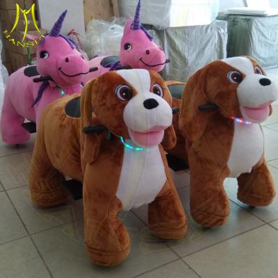 China Hansel kids electrical rider zoo animal toy canton coin operated animal ride for sale
