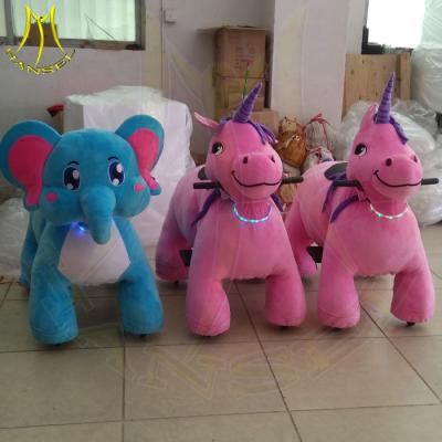 China Hansel child riding toys battery operated ride toy animals plush rides for sale