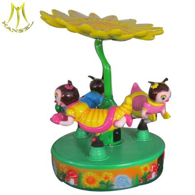China Hansel fiberglss kiddie ride nemo world carousel horses sale for sale
