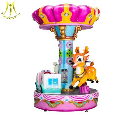 China Hansel wholesales coin operated  kids carousel amusement park ride pony toy ride for sale