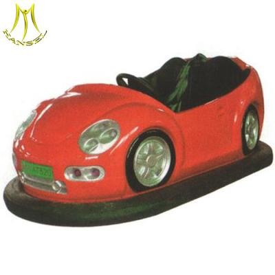 China Hansel amusement park games indoor playground kids ride on fberglass bumper car for sale
