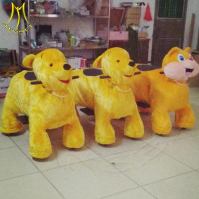 China Hansel commercial kids indoor play equipment plush motorized riding animals for sale