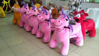 China Hansel shopping mall coin operated mountable animal electric for children for sale