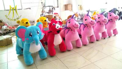 China Hansel amusement park electric kids toy ride on stuffed animals for sale