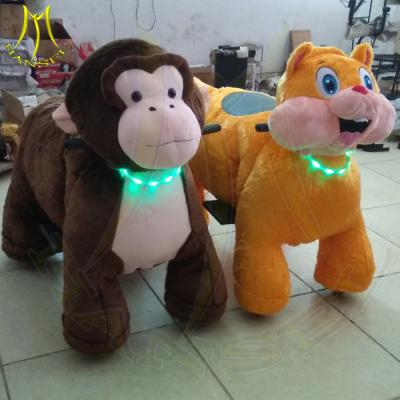China Hansel entertainment park battery car kiddy ride on electric stuffed animal ride for sale