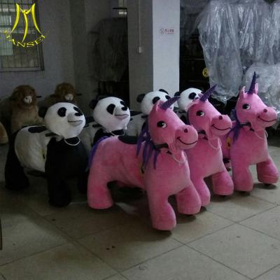 China Hansel horse riding animals battery powered animals riding toys animal scooters in mall for sale
