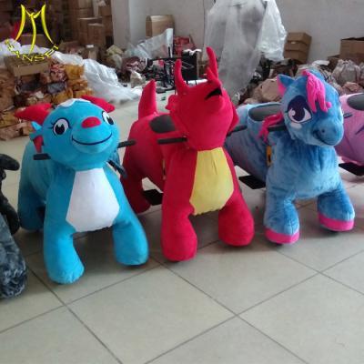 China Hansel  stuffed animal riding toys electric big ride-on horse electric animal toy ride for sale