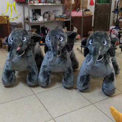 China Hansel safari plush animals funny moving animations horse rides toys for sale