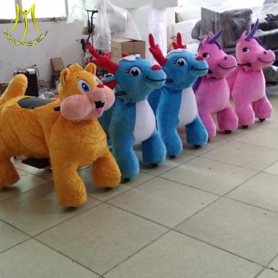 China Hansel  battery operated kids animal electrical ride on horse kiddie ride machine for wholesales for sale
