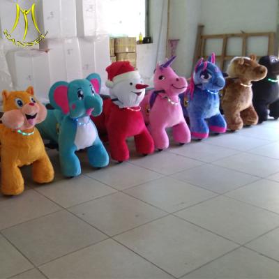China Hansel  latest high quality safari zoo animal scooters mall ride on toys for sale