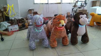 China Hansel park games four wheel zippy battery animal kids electric rides on animal for sale